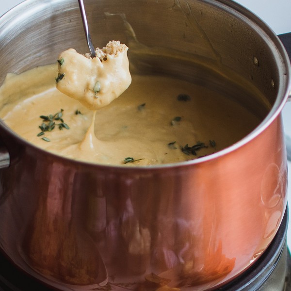 Gruyere & Caramelised Shallot Fondue Recipe